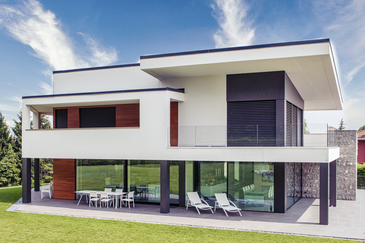 Moderne Architektur im Holzbau